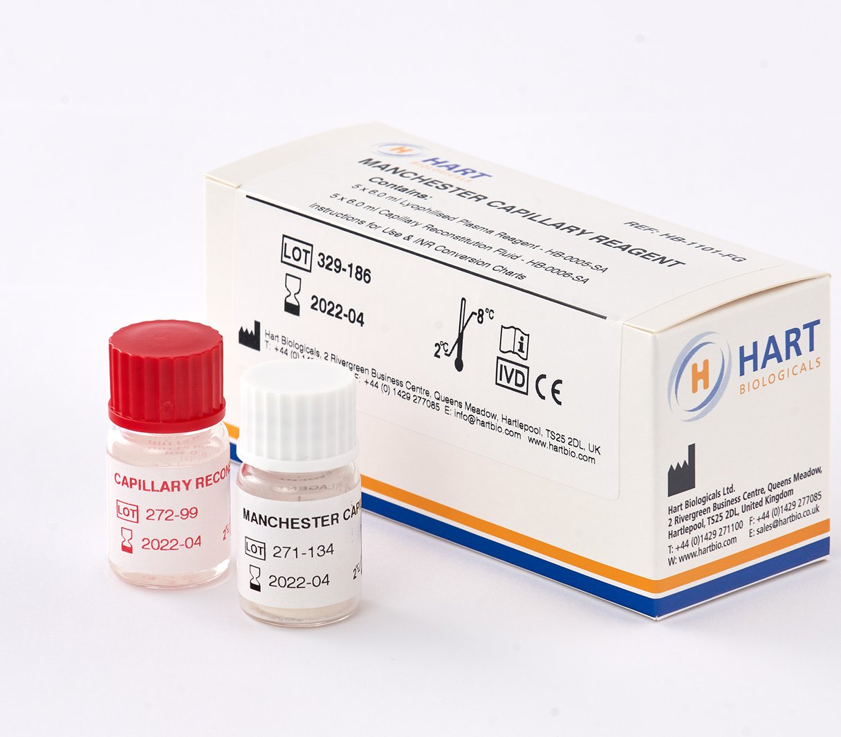 Manchester Capillary Reagent - 5 x 6.0ml | Hart Biologicals
